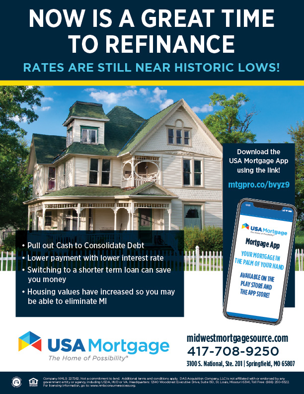 Refinance - USA Mortgage - Springfield Region